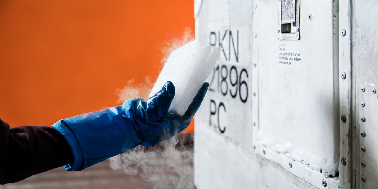 Dry Ice in myCargo